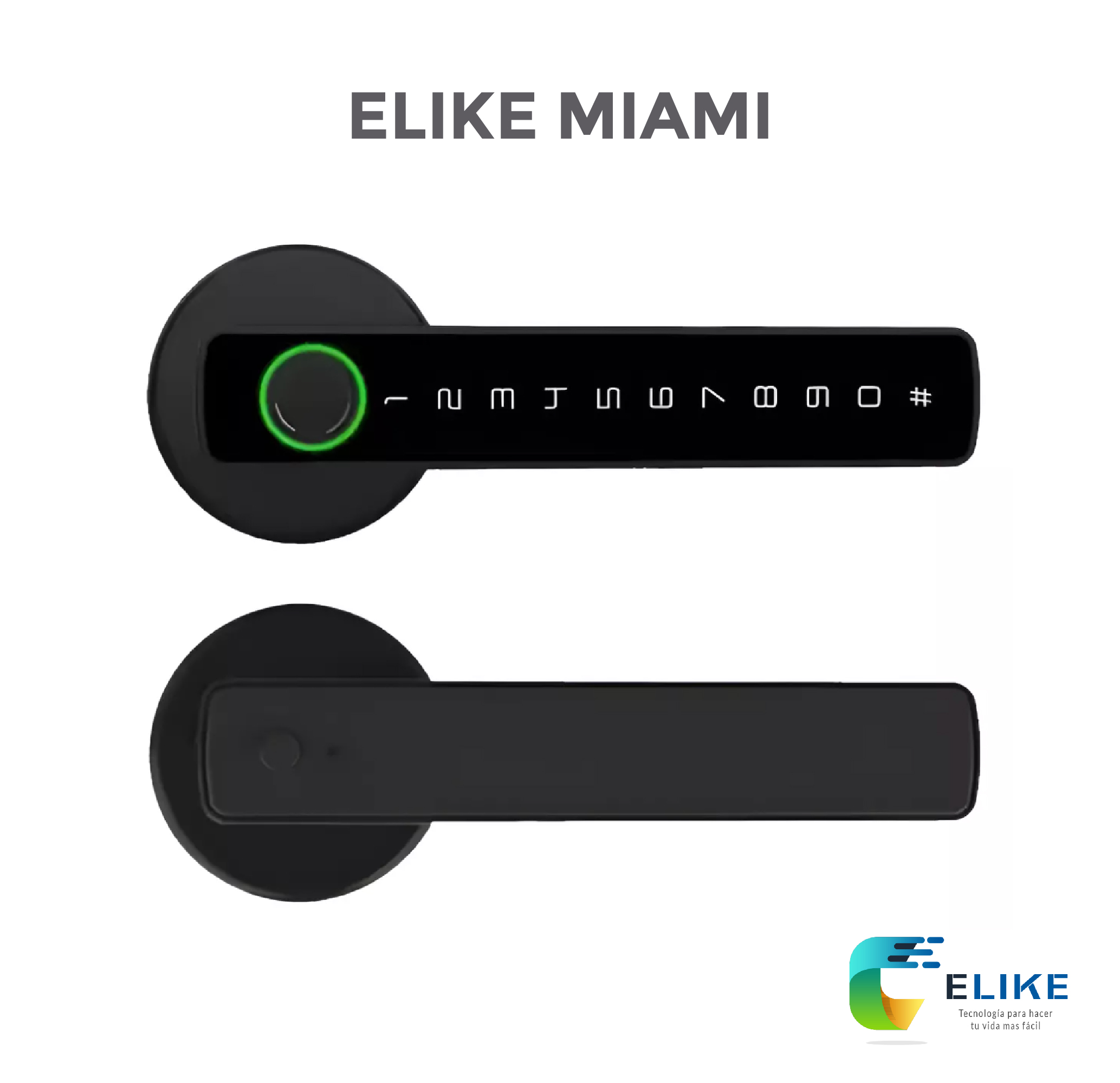 Carradura inteligente Picaporte interior Bluetooth App Tuya